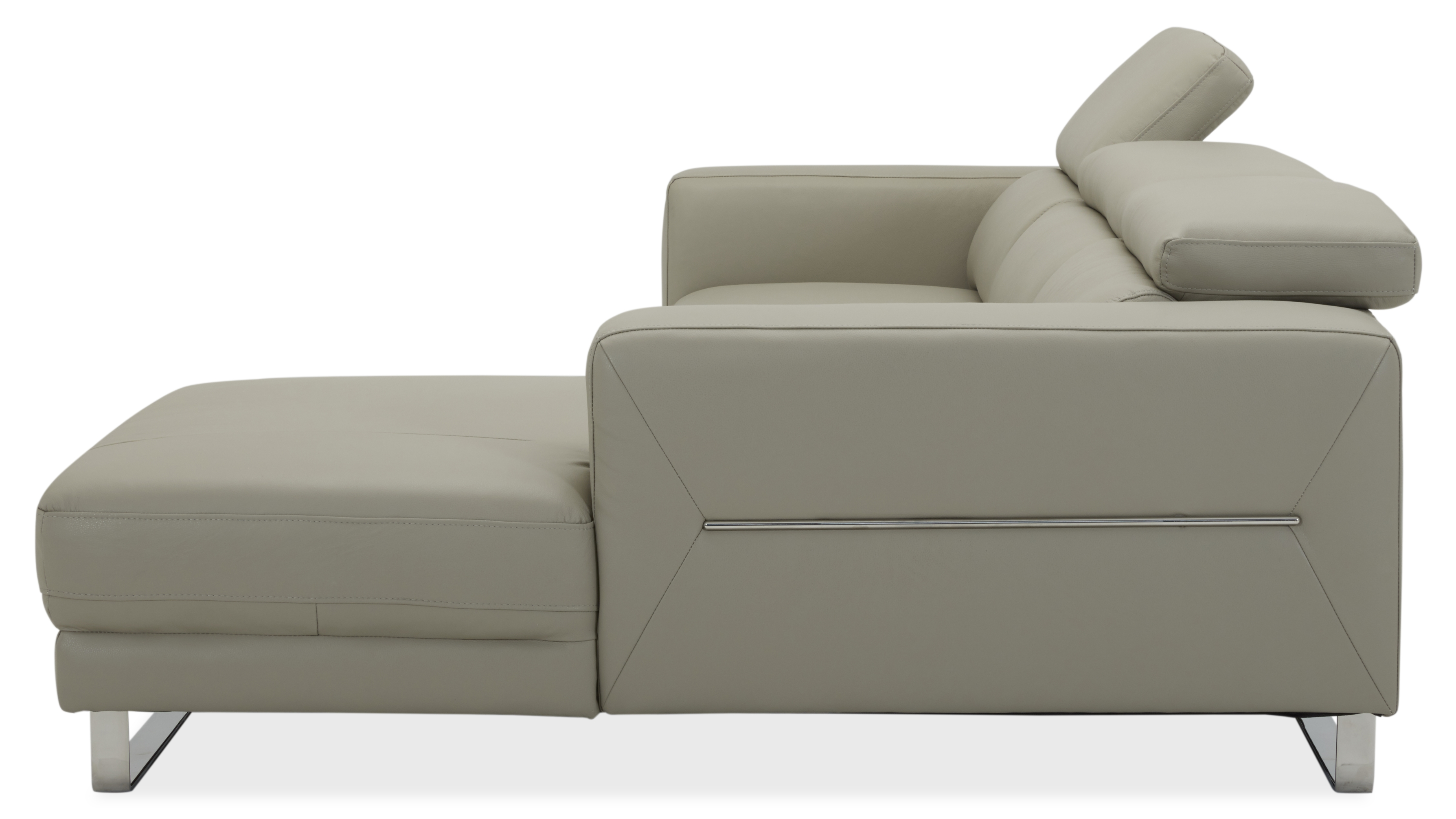 Elixir Leather Sliding Chaise Lounge | Lounge Life