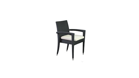 Moda Classic Armrest Dining Chair | Lavita Outdoor