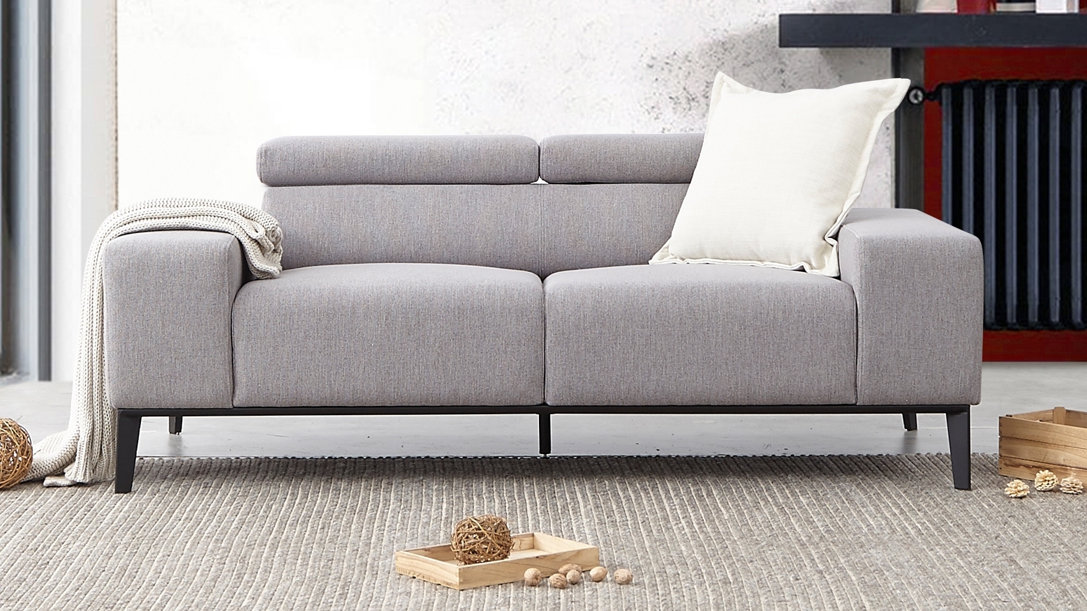 Gravity Fabric Two Seater Sofa | Sofa Lab