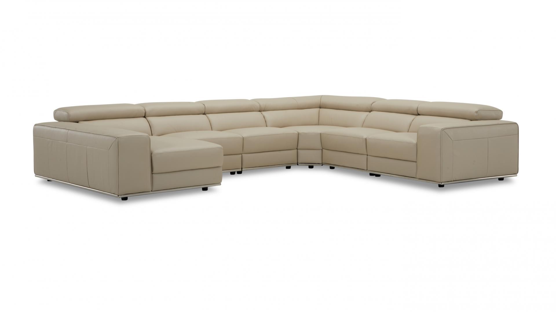 Lorenzo Leather Modular Lounge Option A | Living Unlimited