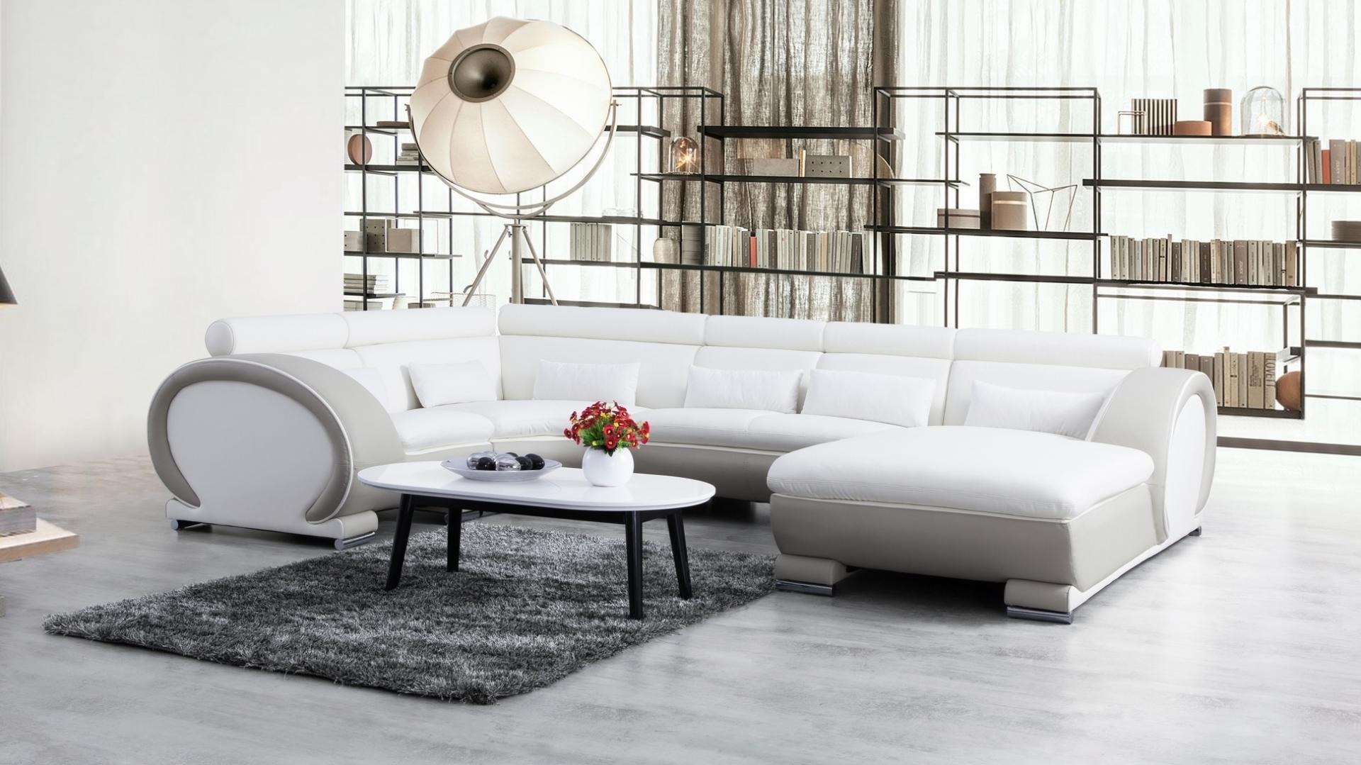 Carmel Leather Modular Lounge Option C | Lounge Life