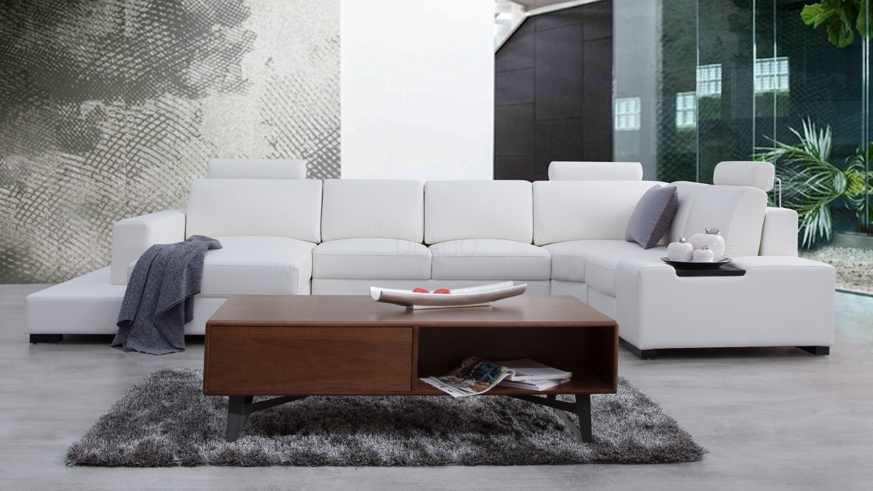 Hollywood Leather Modular Lounge Option C | Lounge Life