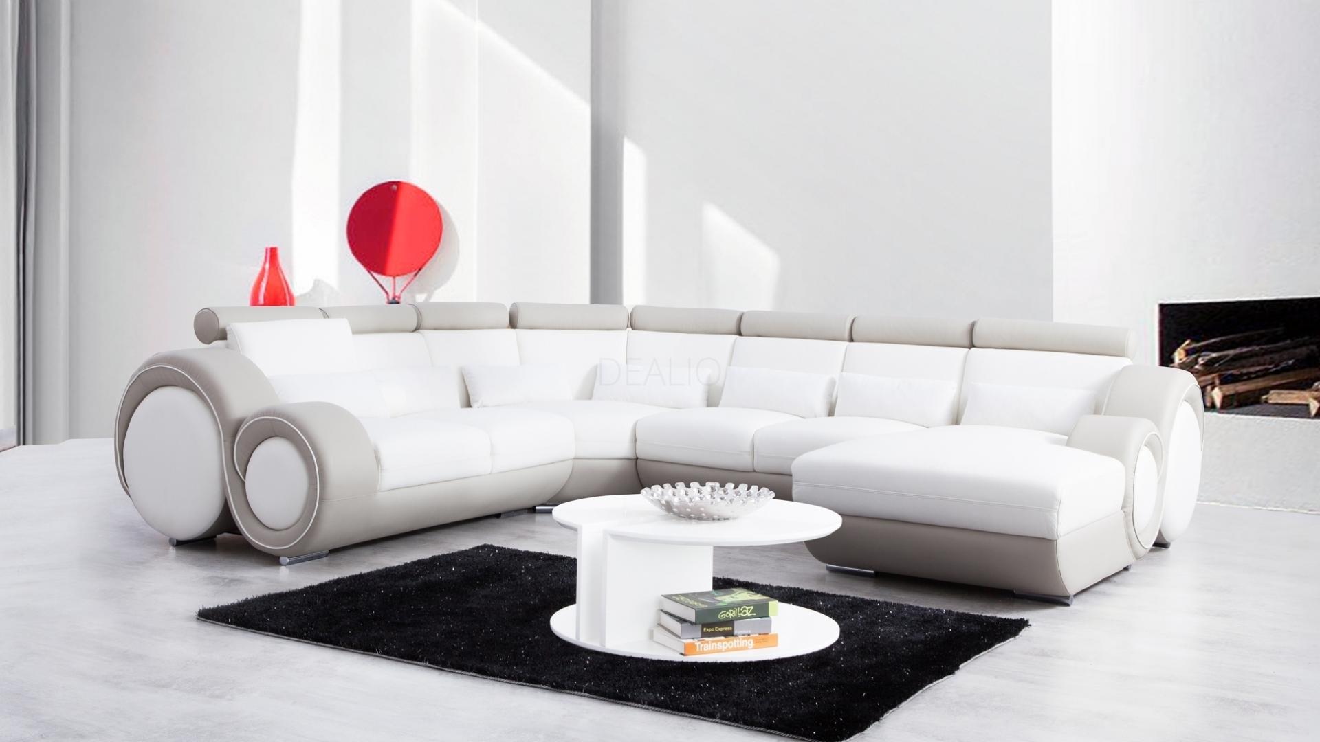 Unwind Leather Modular Lounge Option A | Lounge Life