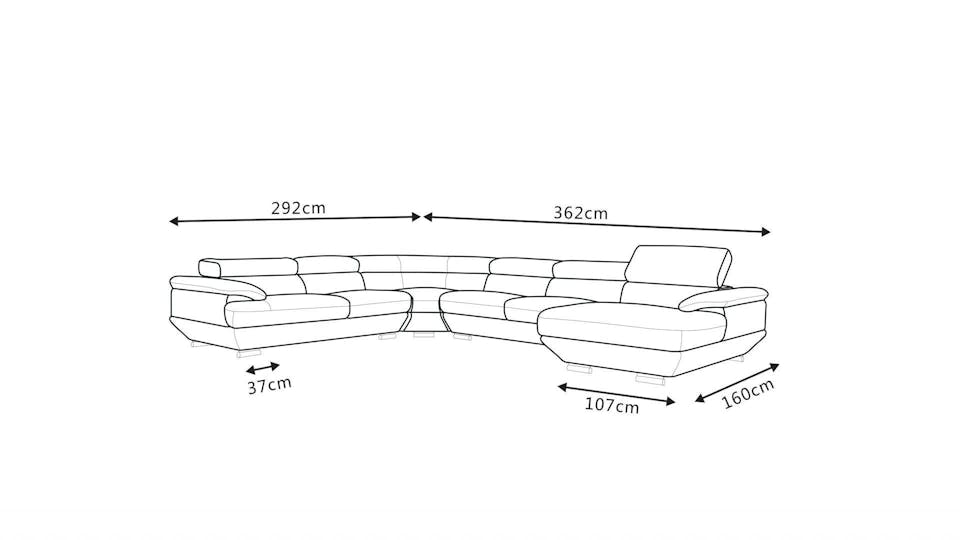 Lexington Leather Modular Lounge Option A - Lounge Life