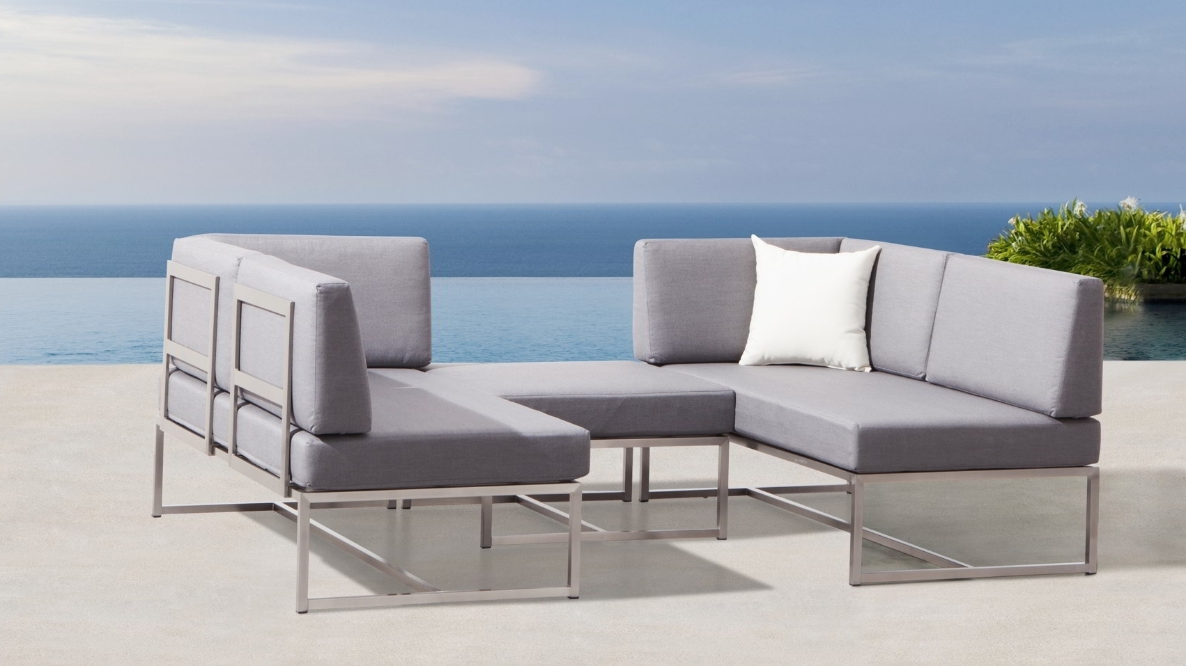 Element Five Ways Outdoor Stainless Steel Lounge System | Lavita Outdoor