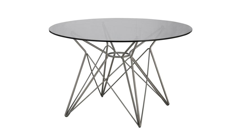 Stainless Steel Round Dining Table | Lavita Outdoor