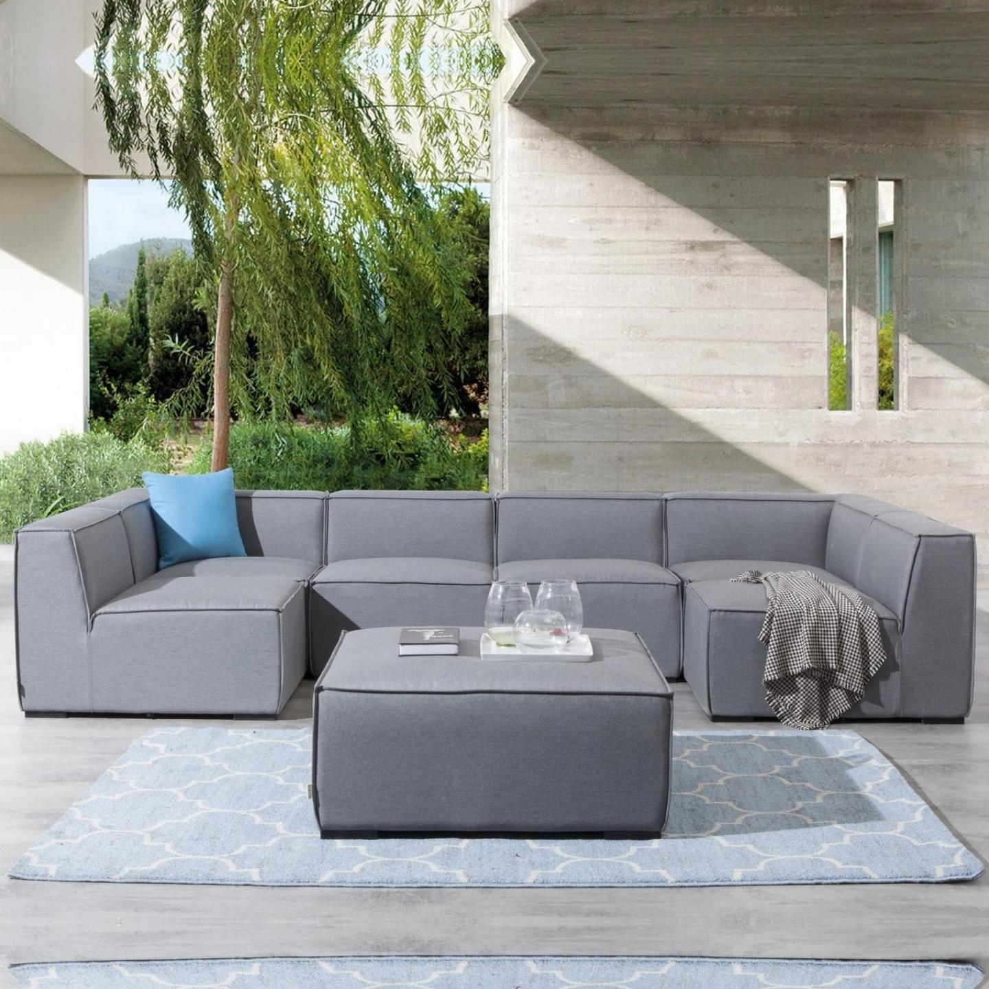 Toft Seven Ways Outdoor Fabric Lounge System | Lavita Outdoor
