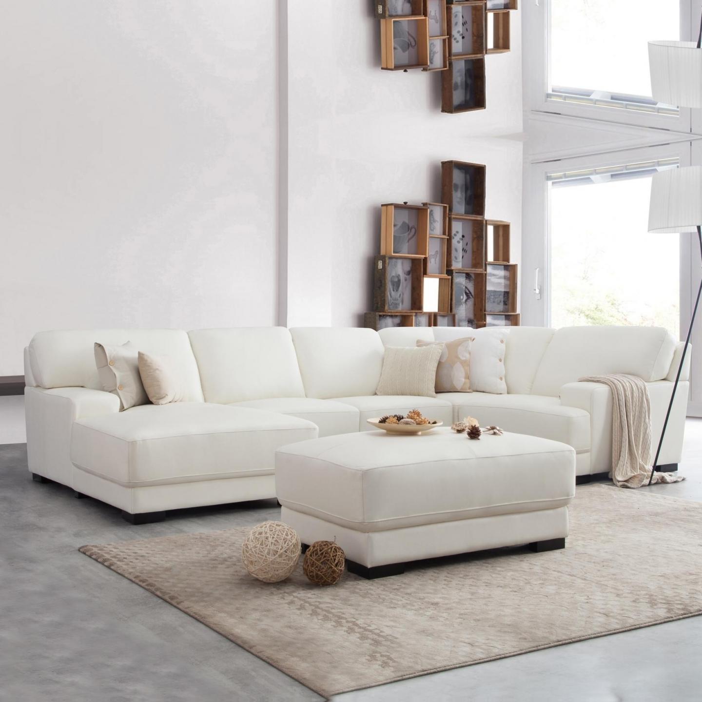 Volante Leather Modular Lounge Option C | Lounge Life