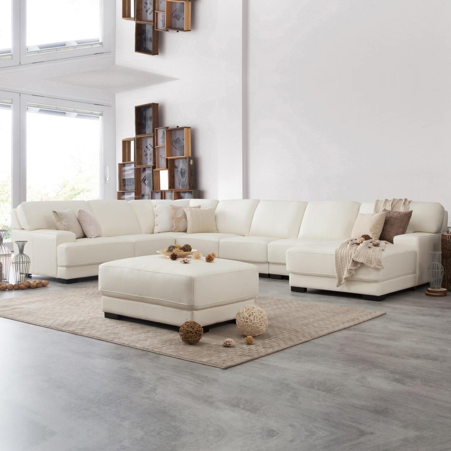 Volante Leather Modular Lounge Option B | Lounge Life