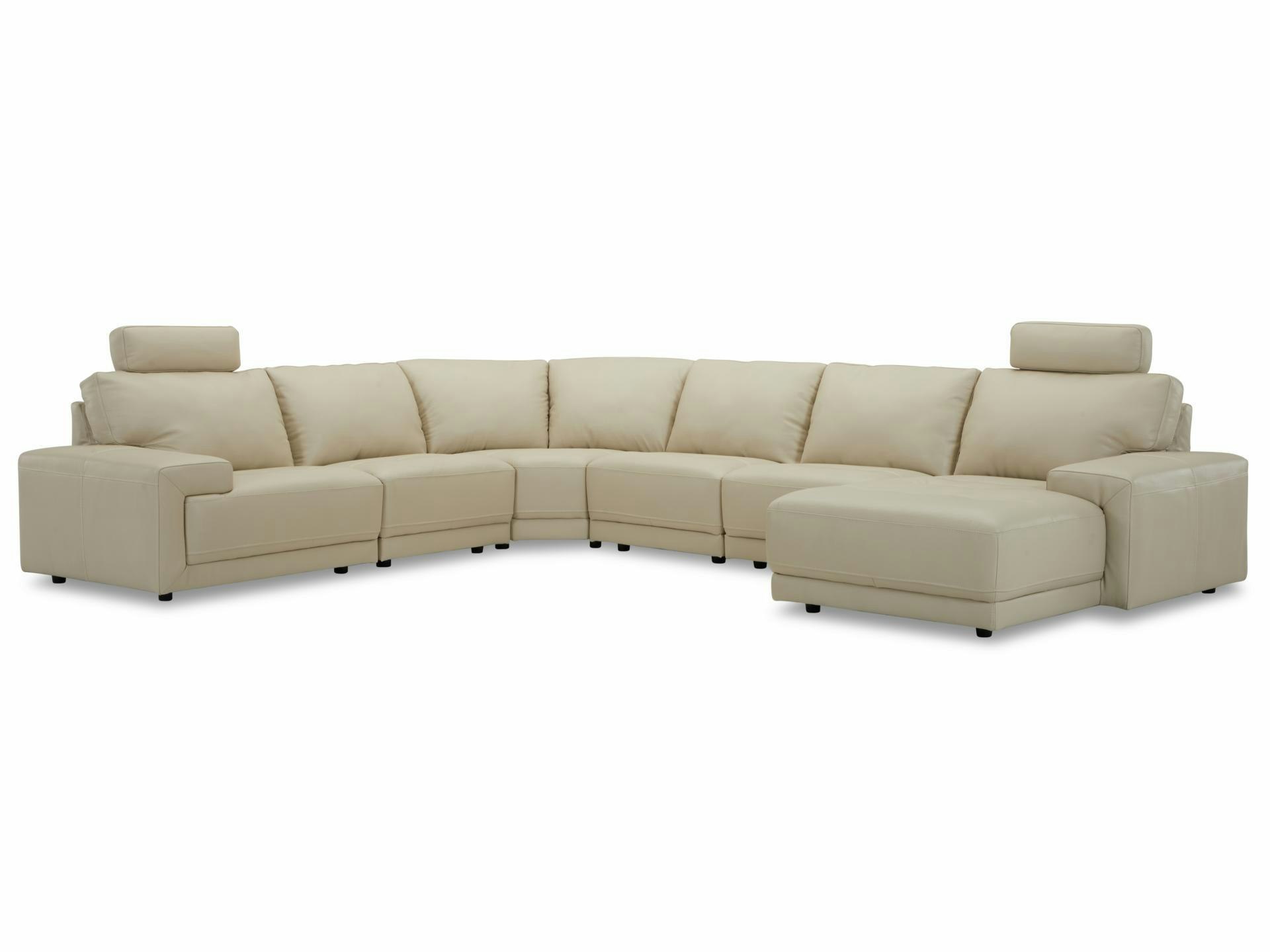 Julian Leather Modular Lounge Option A | Lounge Life