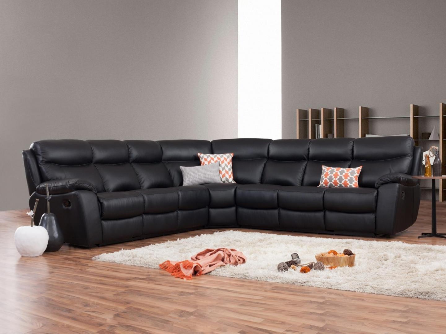 Electric recliner corner lounge store